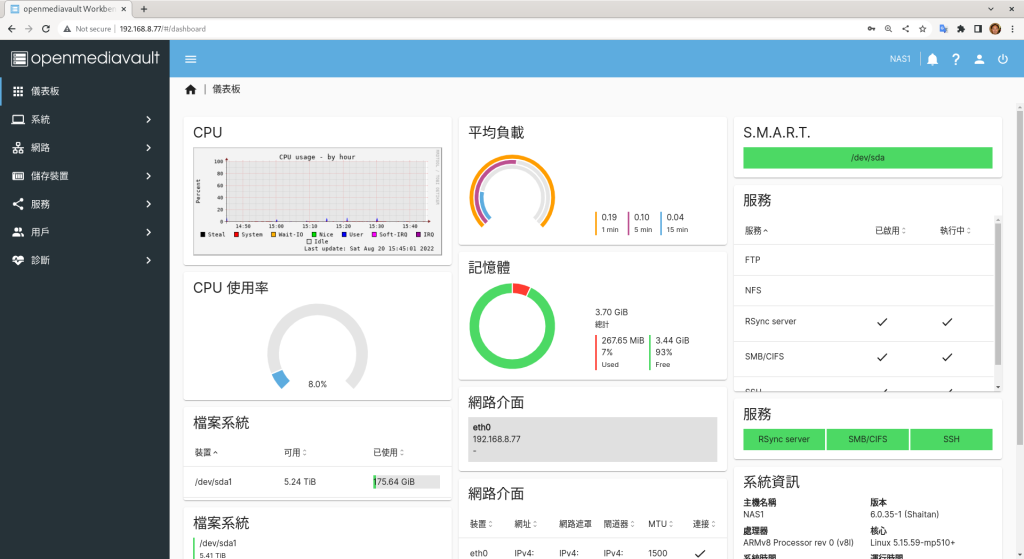 國民機種：MP510-10 OMV NAS網路儲存伺服器 – www.mapleboard.org
